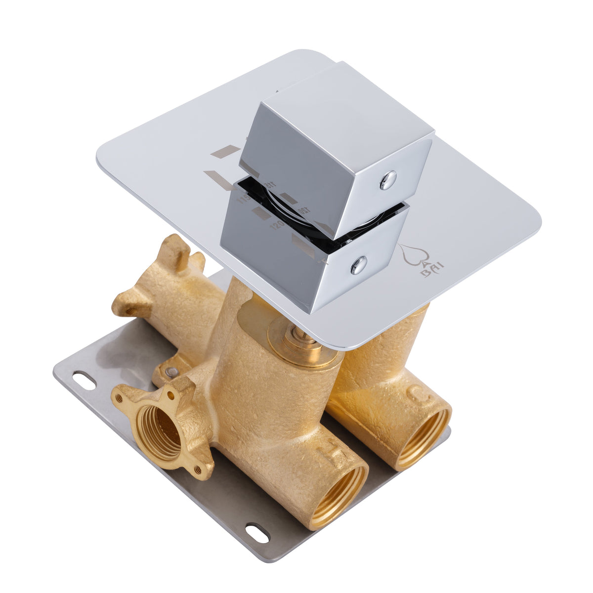 KOLO Concealed Thermostatic Shower Mixer Valve with 3/4-inch Inlets ...