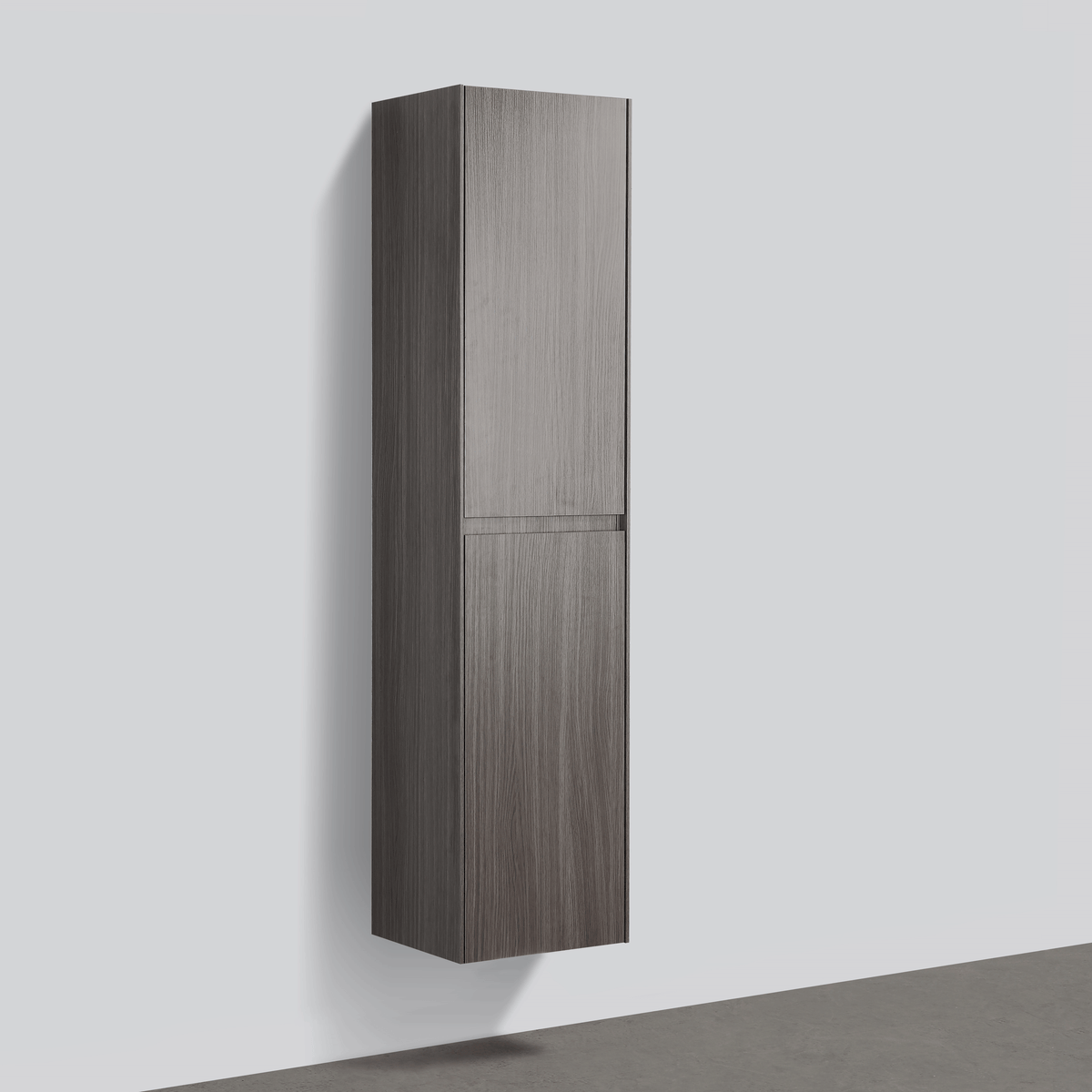 KOLO 0749 Wall Hung 16-inch Reversible Bathroom Side Cabinet in Graphi ...