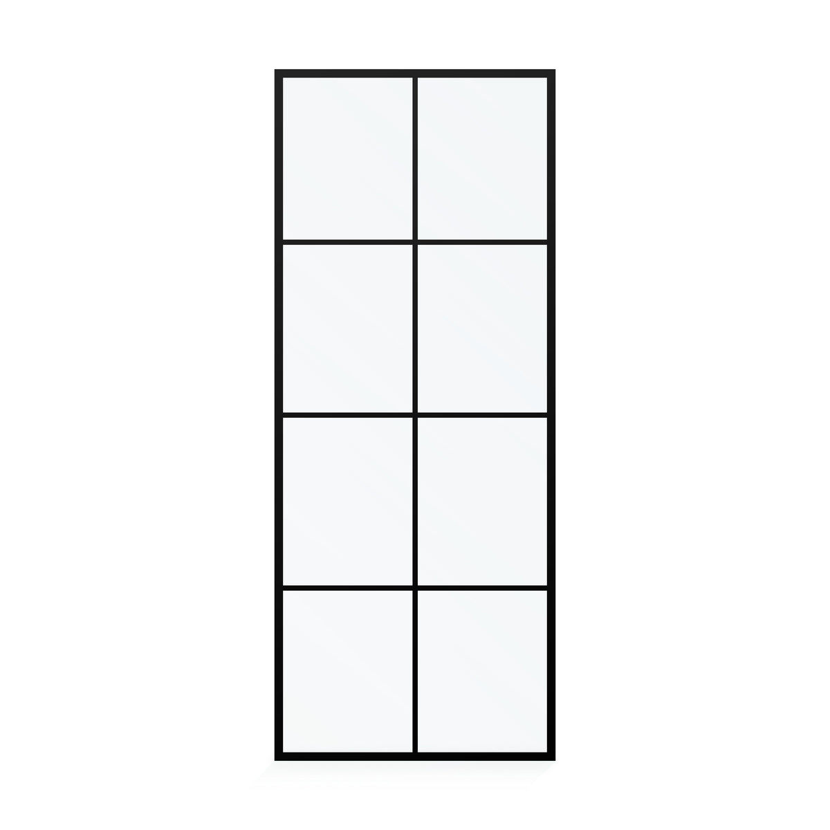 KOLO Frameless Ultra Clear Single Shower Glass Panel with Silk Printed ...